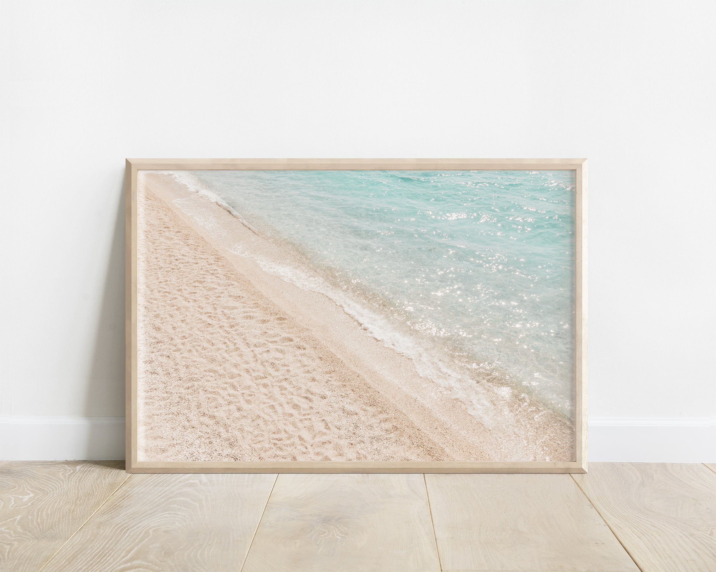 Beach Print, Aerial Beach Wall Art, Minimalism Beach Aerial Ocean Wall ...