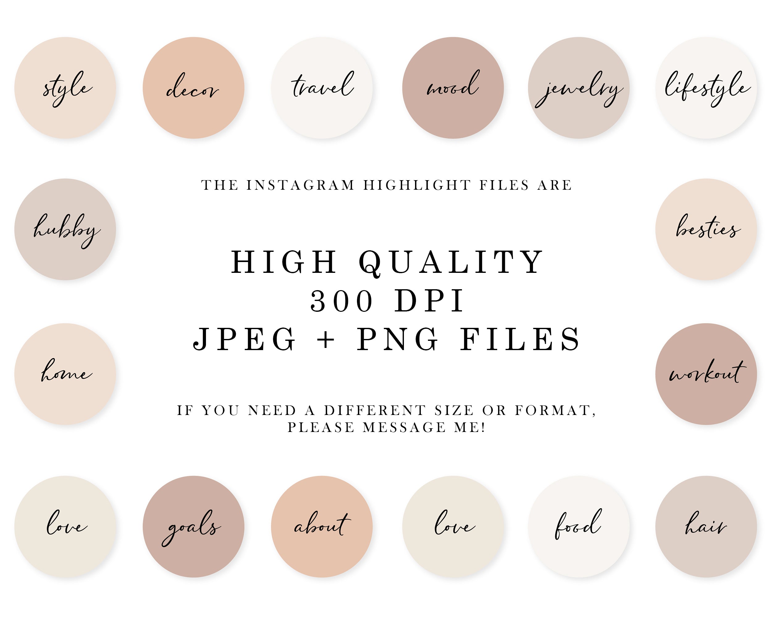 490 Instagram Story Highlight Icons, Handwritten Highlight Covers – Art ...