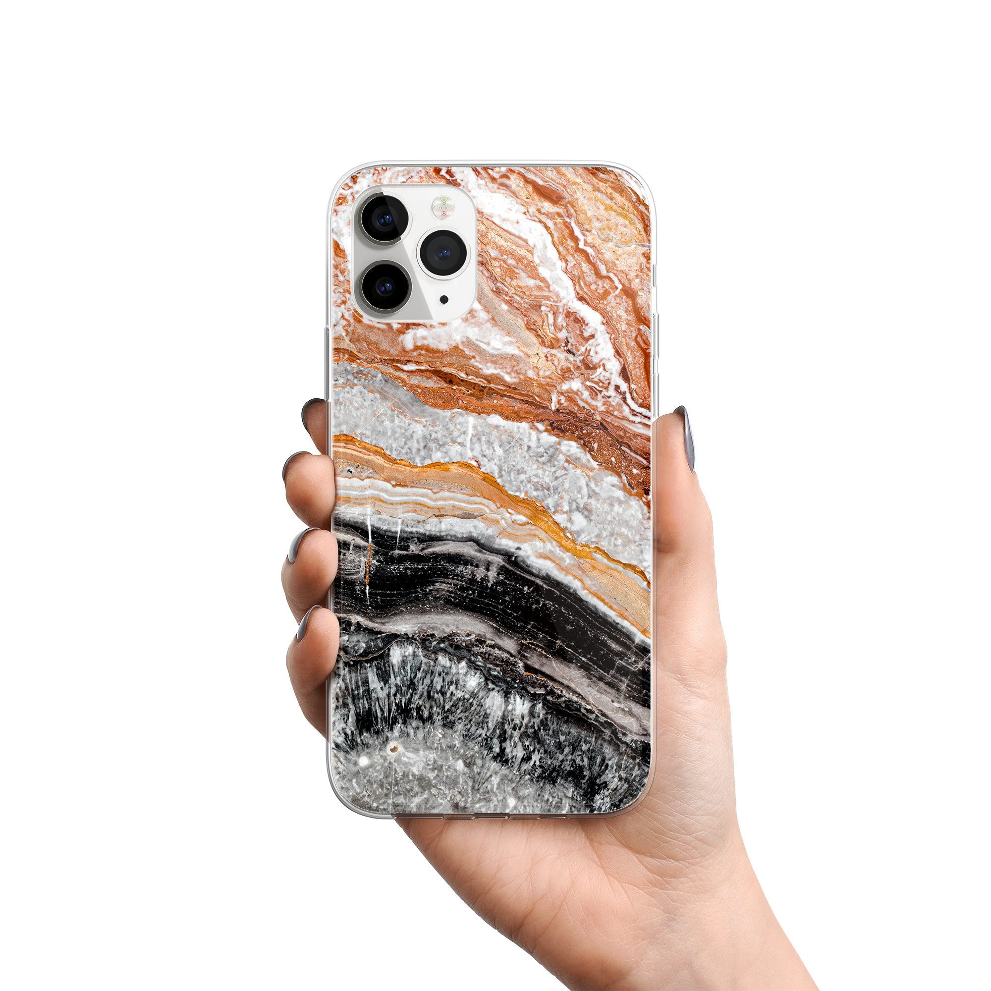 Silicone Case - Tiramisu Cheesecake - Marble Print iPhone Case – Art My ...