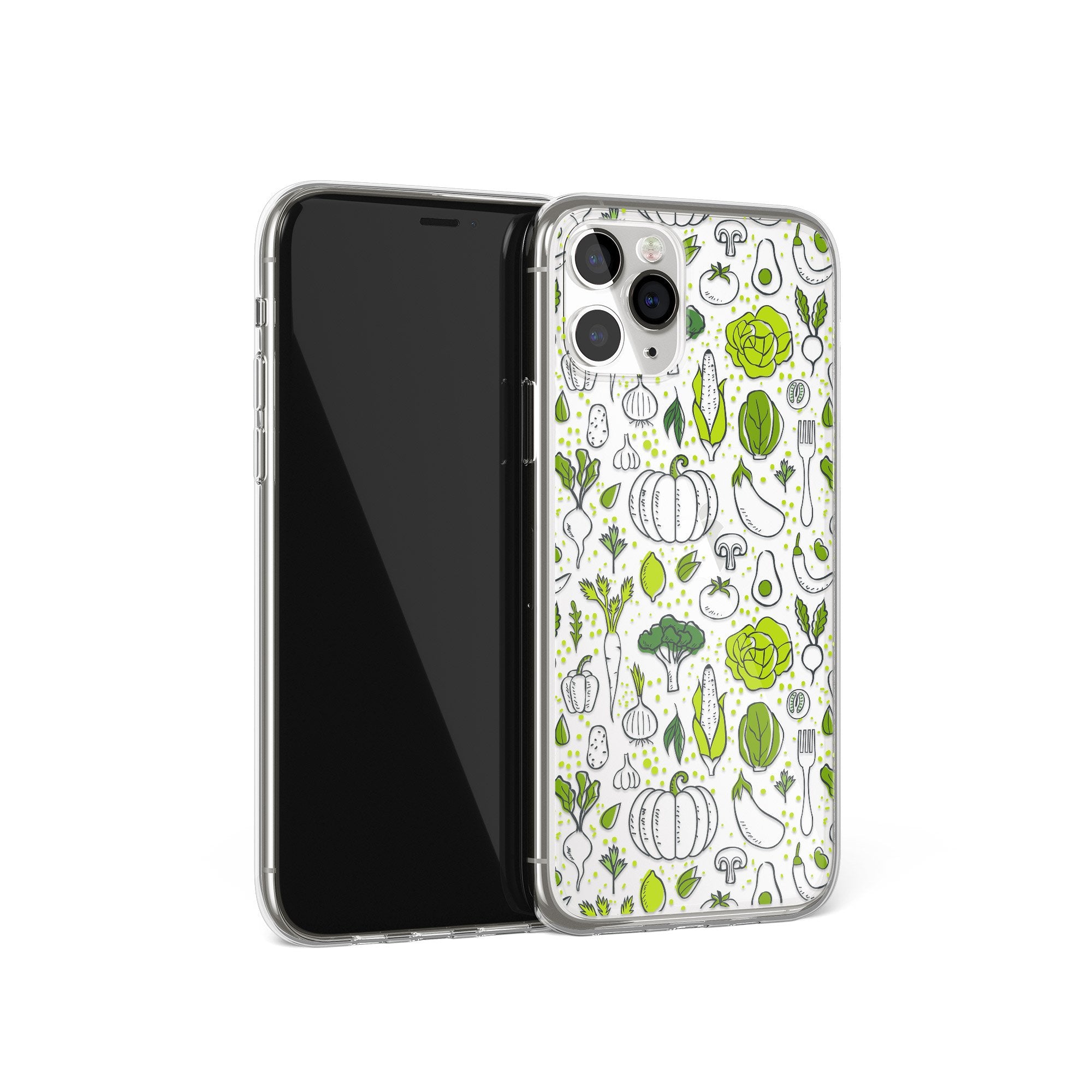Veggie Salad - Vegan Print iPhone Case, Funny Fresh Vegetables Case ...